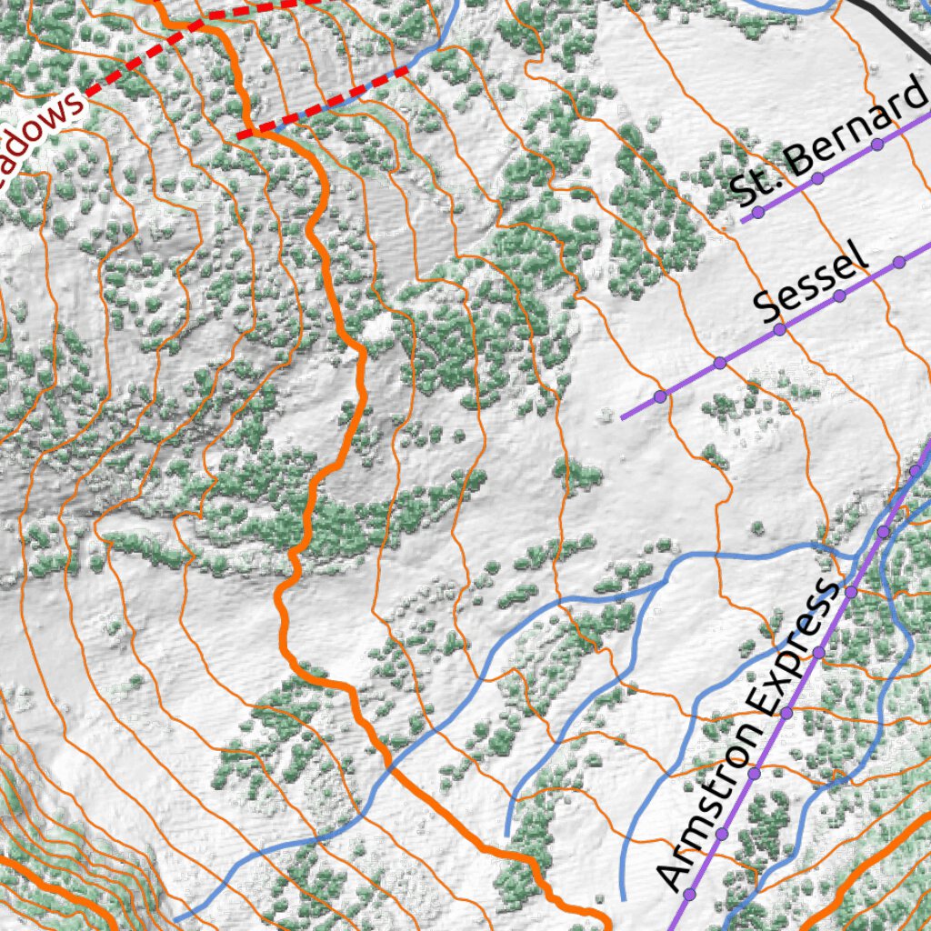 Snoqualmie Backcountry Ski/Board Routes Map by Shuksan Geomatics ...