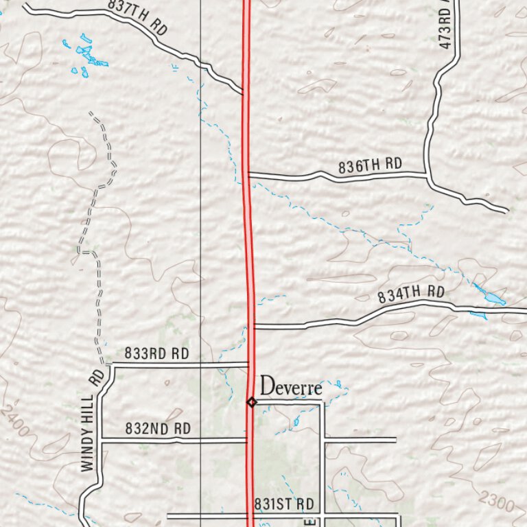 Nebraska Atlas & Gazetteer Page 36 Map by Garmin | Avenza Maps