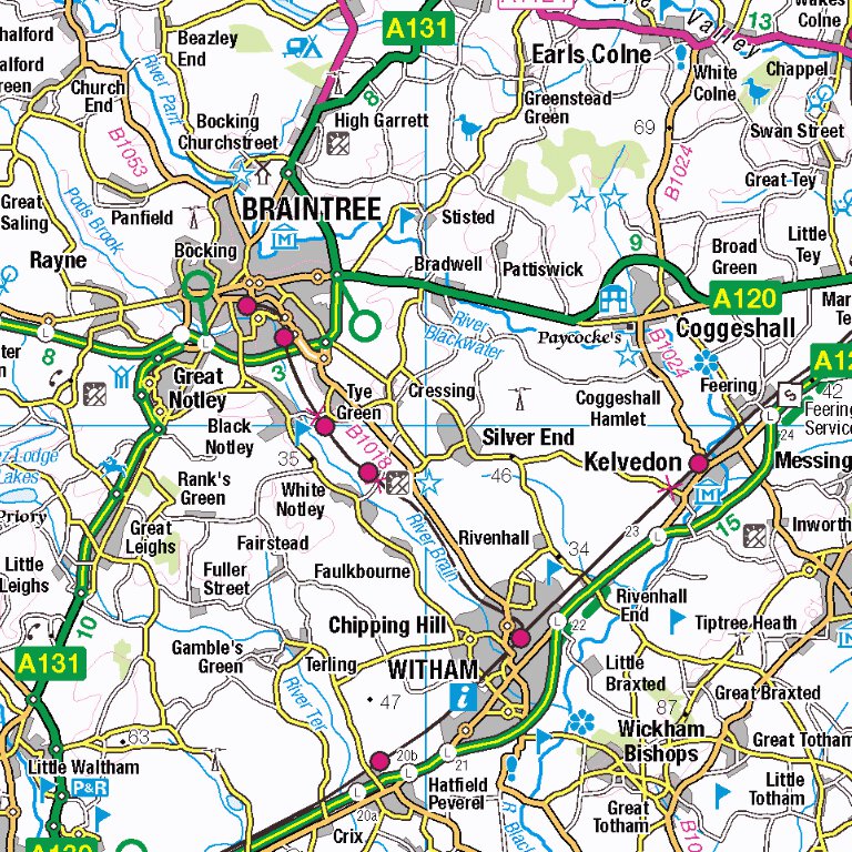 West Suffolk District (TL) Map by UK Topographic Maps | Avenza Maps