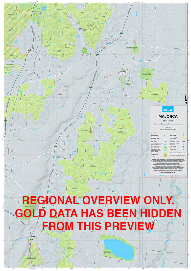 Majorca - Gold Prospecting Map by Signal Prospecting | Avenza Maps