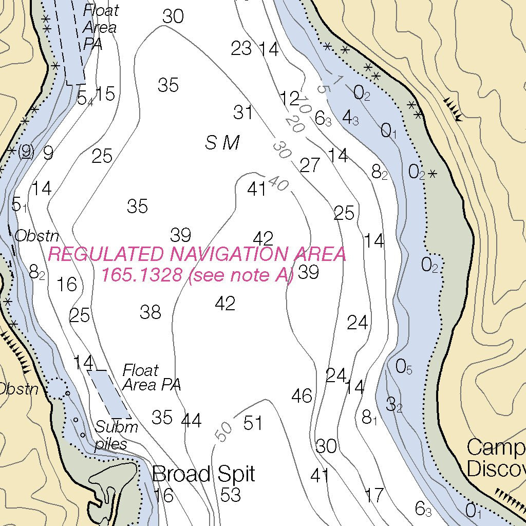 Dabob Bay Map by National Oceanographic & Atmospheric Administration ...