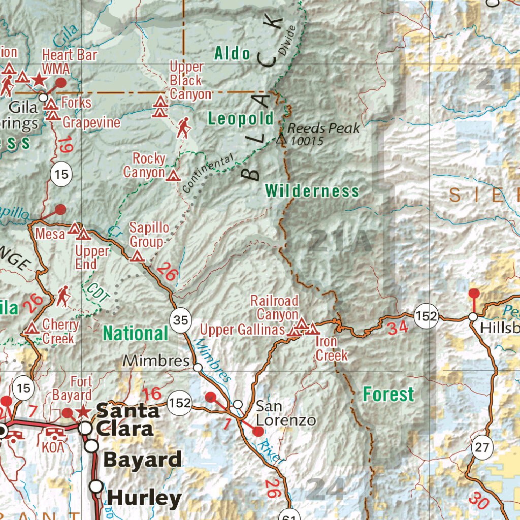 New Mexico Recreation Map by East View Map Link | Avenza Maps