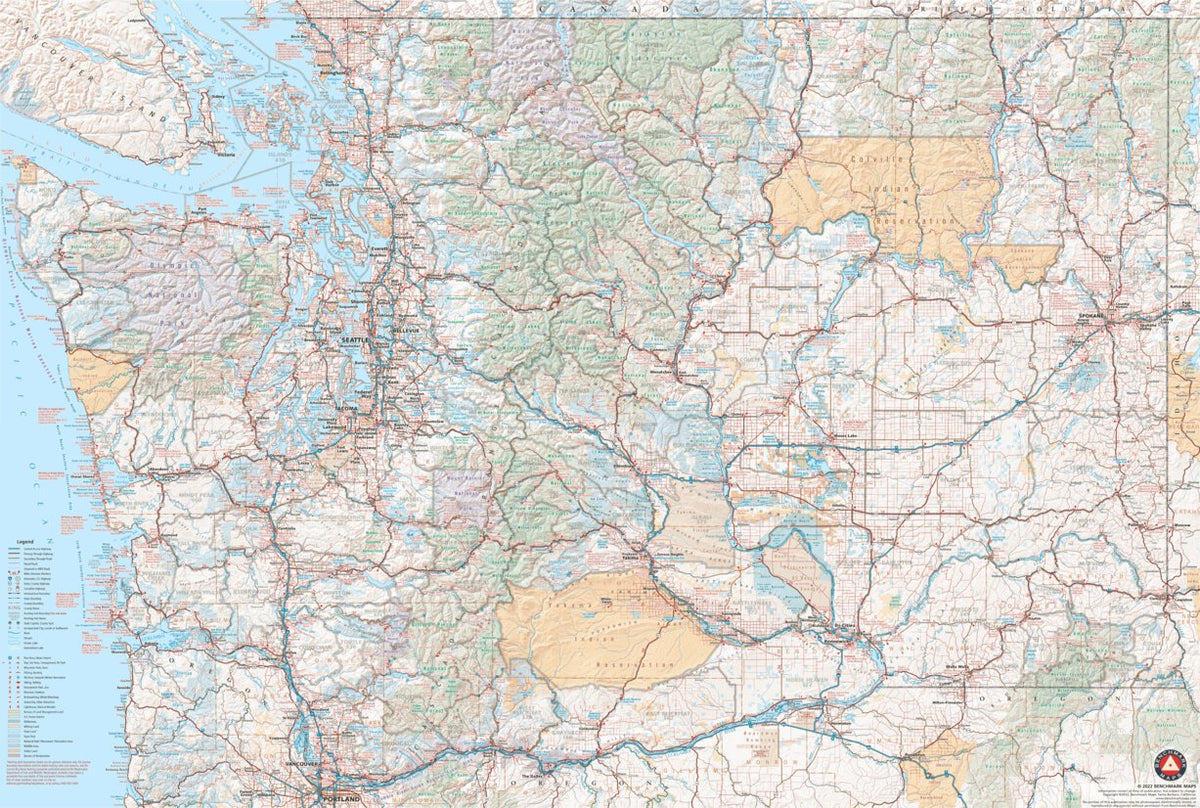 Washington Recreation Map by East View Map Link | Avenza Maps