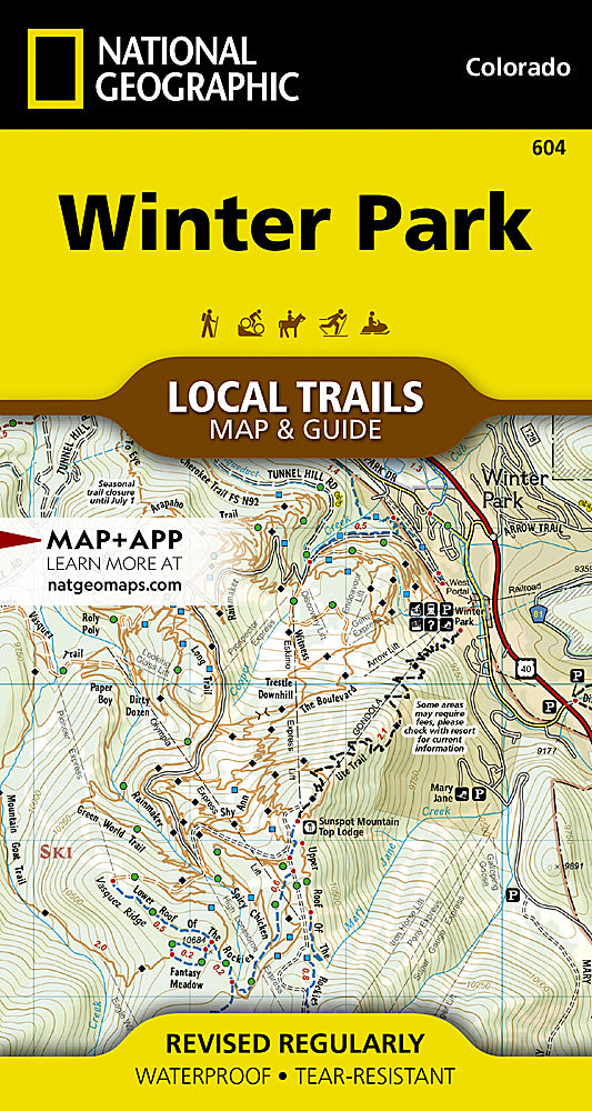 604 :: Winter Park Map [Local Trails] by National Geographic | Avenza Maps