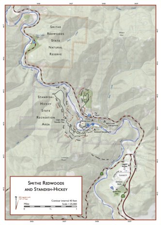 Standish-Hickey Map by Redwood Hikes Press | Avenza Maps