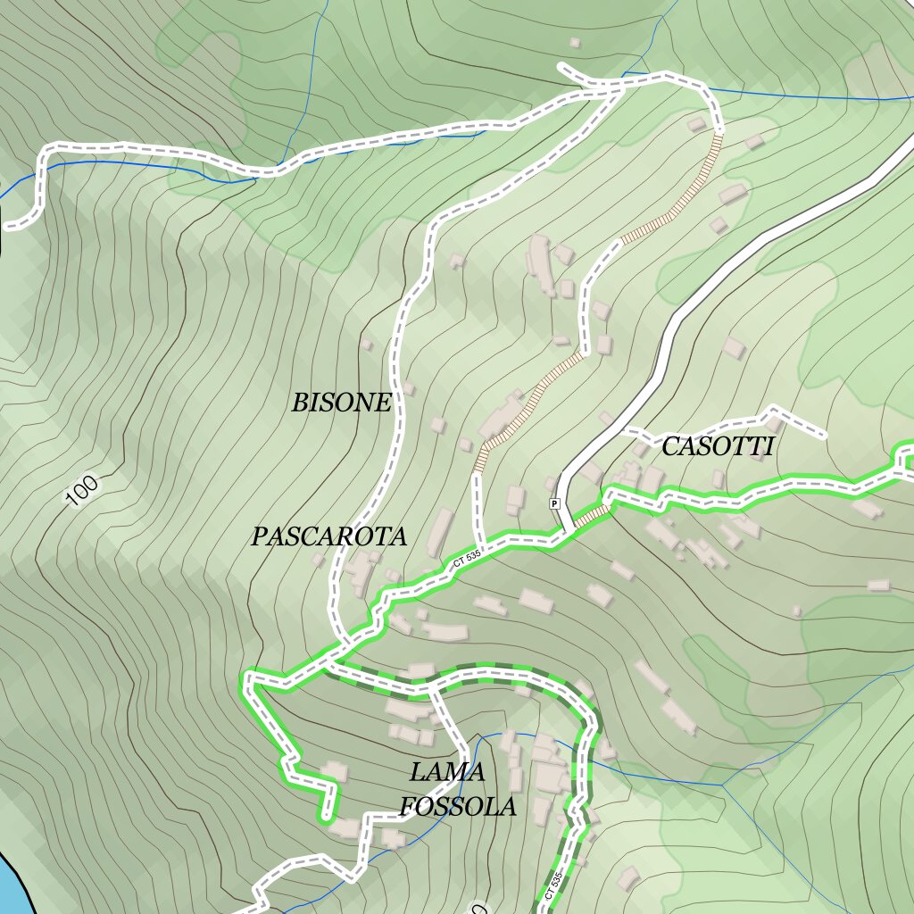 Explore Cinque Terre - 05 Biassa Region Map by Points North Maps ...