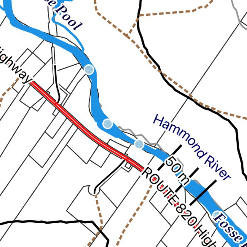 Hammond River 1 Map by Fiddlehead Canoes | Avenza Maps