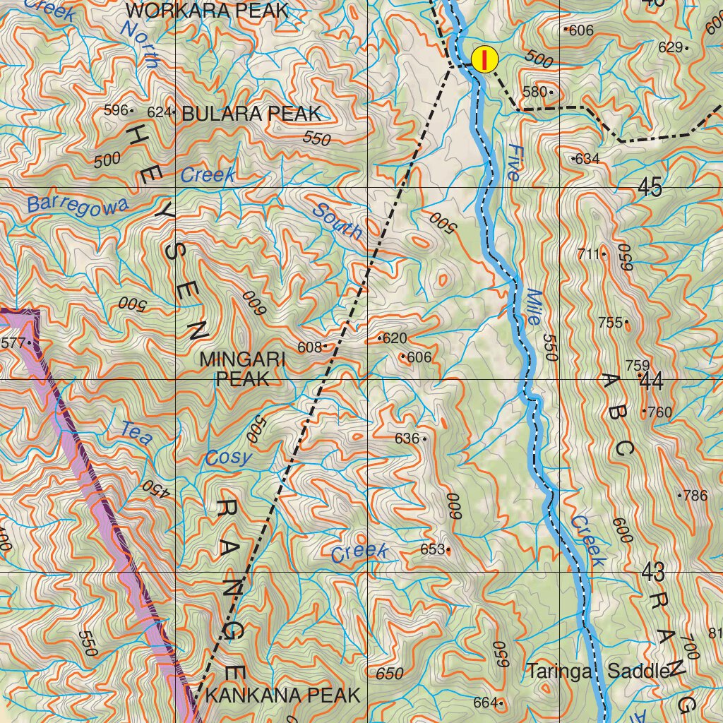 Heysen Trail Map 8d - Aroona to Parachilna Gorge by Mapland ...
