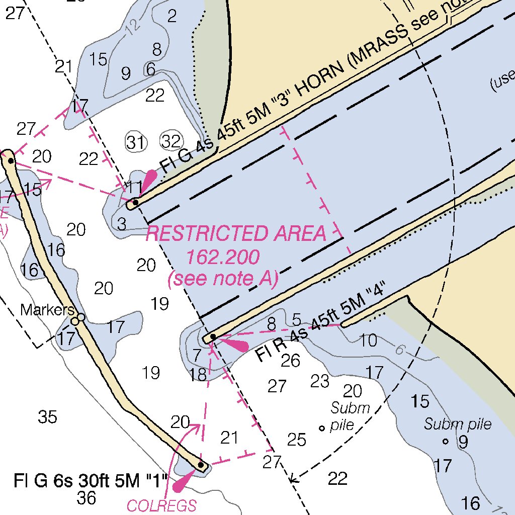 El Segundo And Approaches Map by National Oceanographic & Atmospheric ...