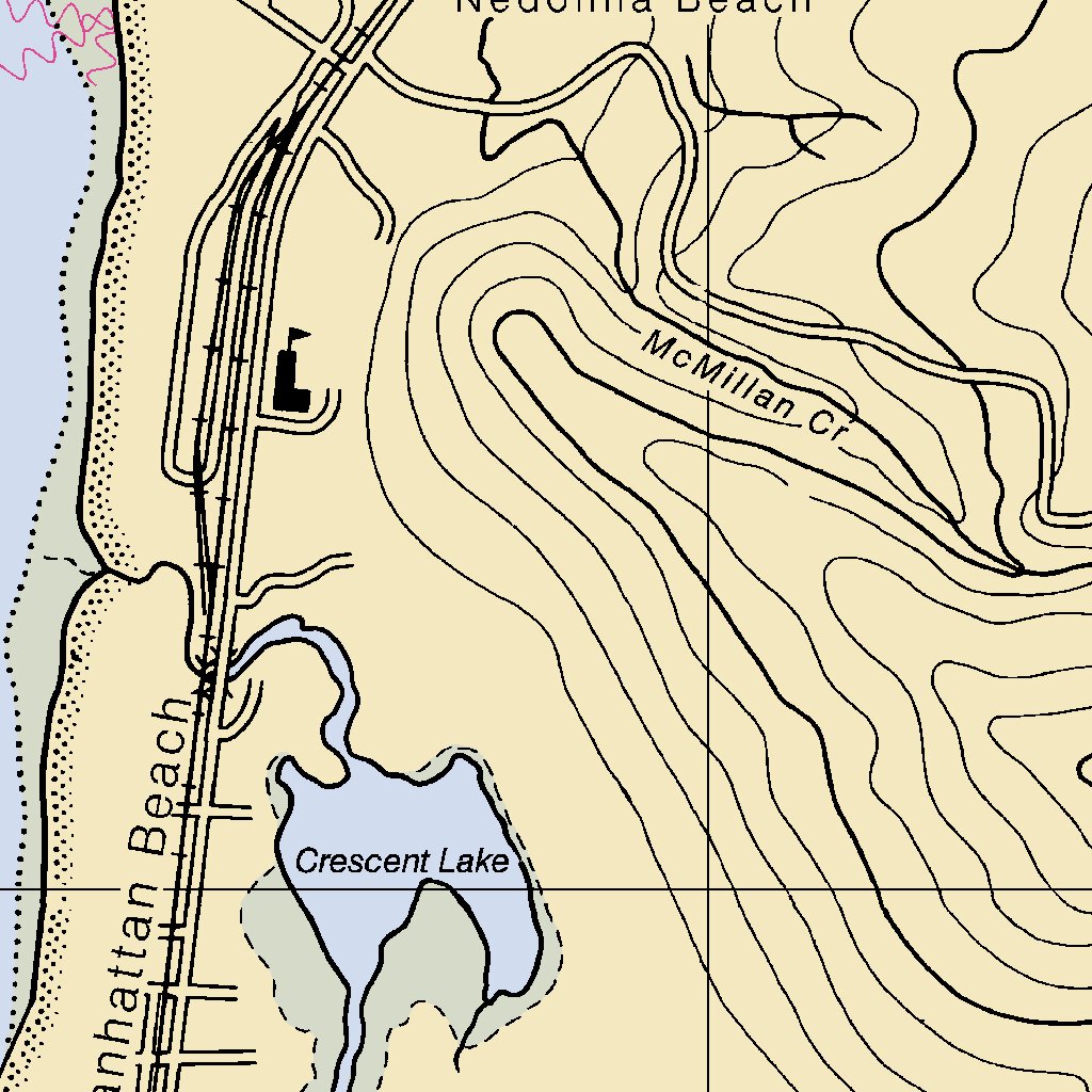 Nehalem River Map by National Oceanographic & Atmospheric ...