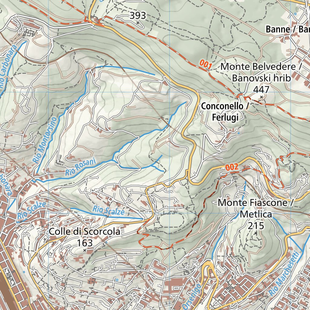 Tappa Sentiero Italia: SI A25 / Sentiero Italia Stage: SI A25 Map by ...