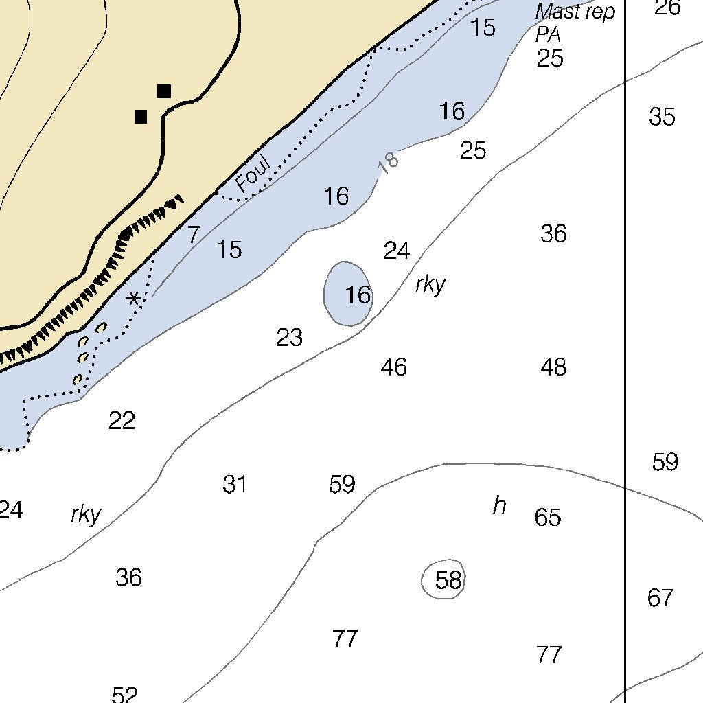 Puerto Maunabo Map by National Oceanographic & Atmospheric ...