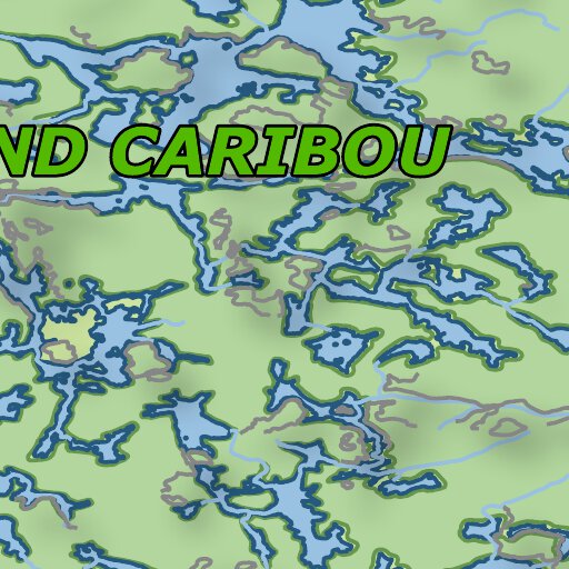 Ontario Provincial Park: Woodland Caribou Part 2 Map by Xavier Maps ...