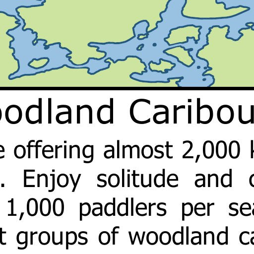 Ontario Provincial Park: Woodland Caribou Part 5 Map by Xavier Maps ...