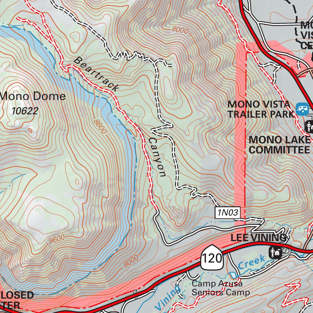 Mono Lake Map by Tom Harrison Maps | Avenza Maps