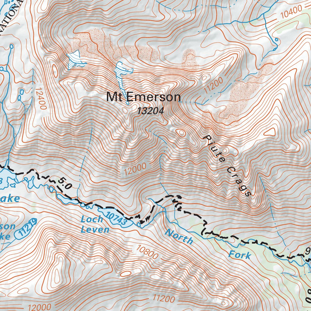 Bishop Pass Map by Tom Harrison Maps | Avenza Maps