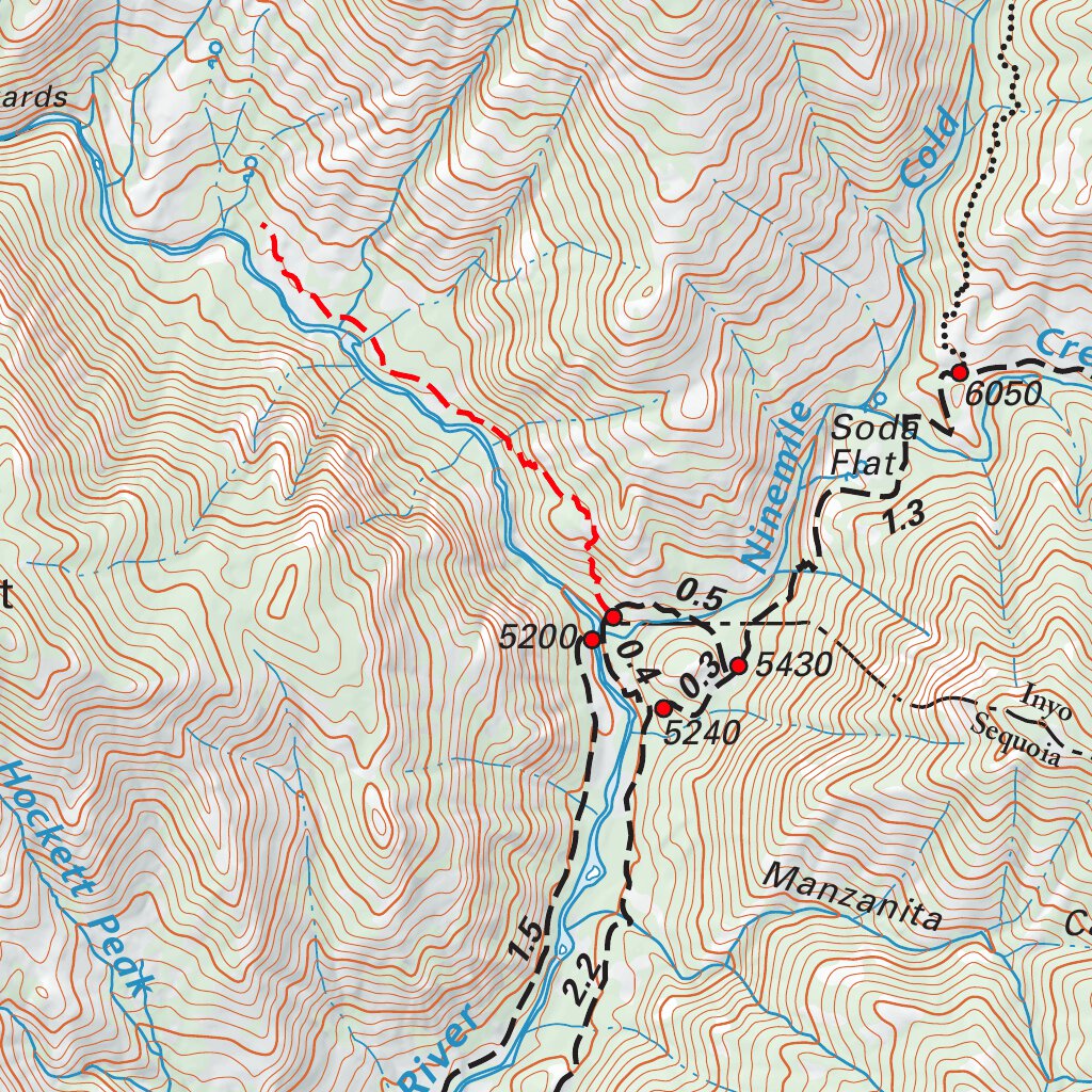 Golden Trout Wilderness Map by Tom Harrison Maps | Avenza Maps