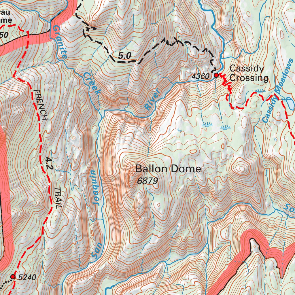 Ansel Adams Wilderness Map by Tom Harrison Maps | Avenza Maps