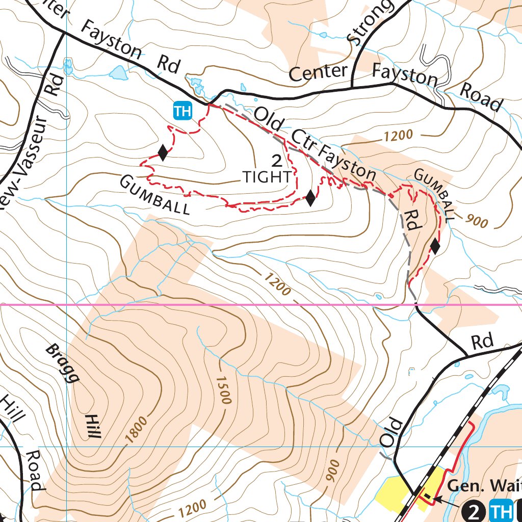 Mad River Valley Trail Map 2022 by Map Adventures LLC | Avenza Maps