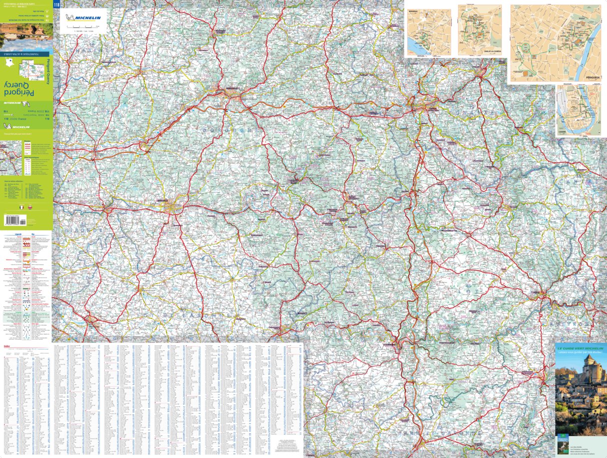 Quercy Périgord Map by Michelin | Avenza Maps