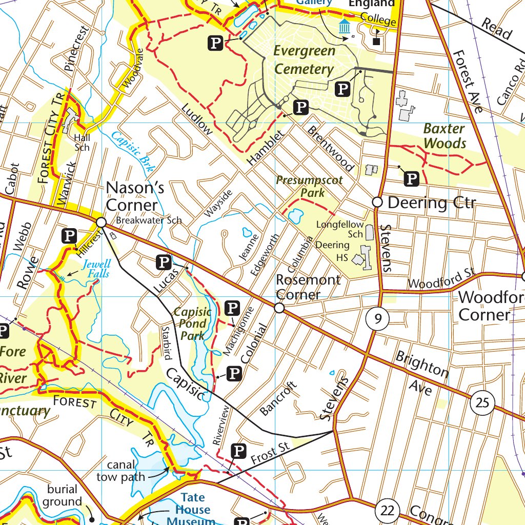 Greater Portland Urban Trail Map 2022 by Map Adventures LLC | Avenza Maps