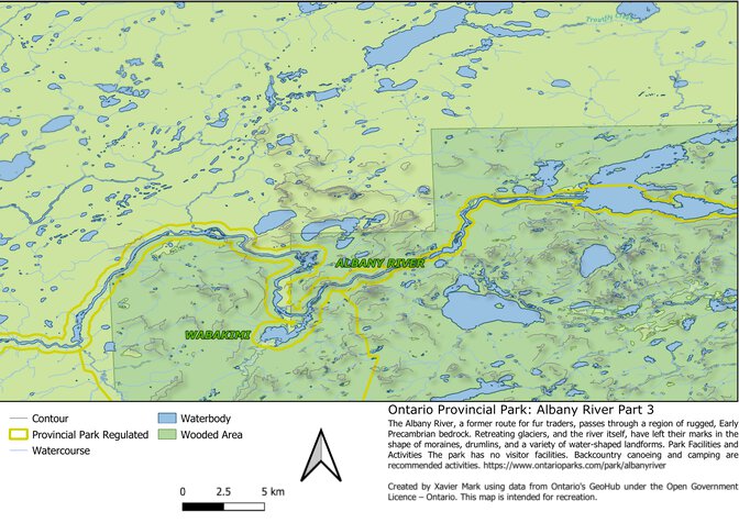 Ontario Nature Reserve: Albany River Part 3 Map by Xavier Maps | Avenza ...