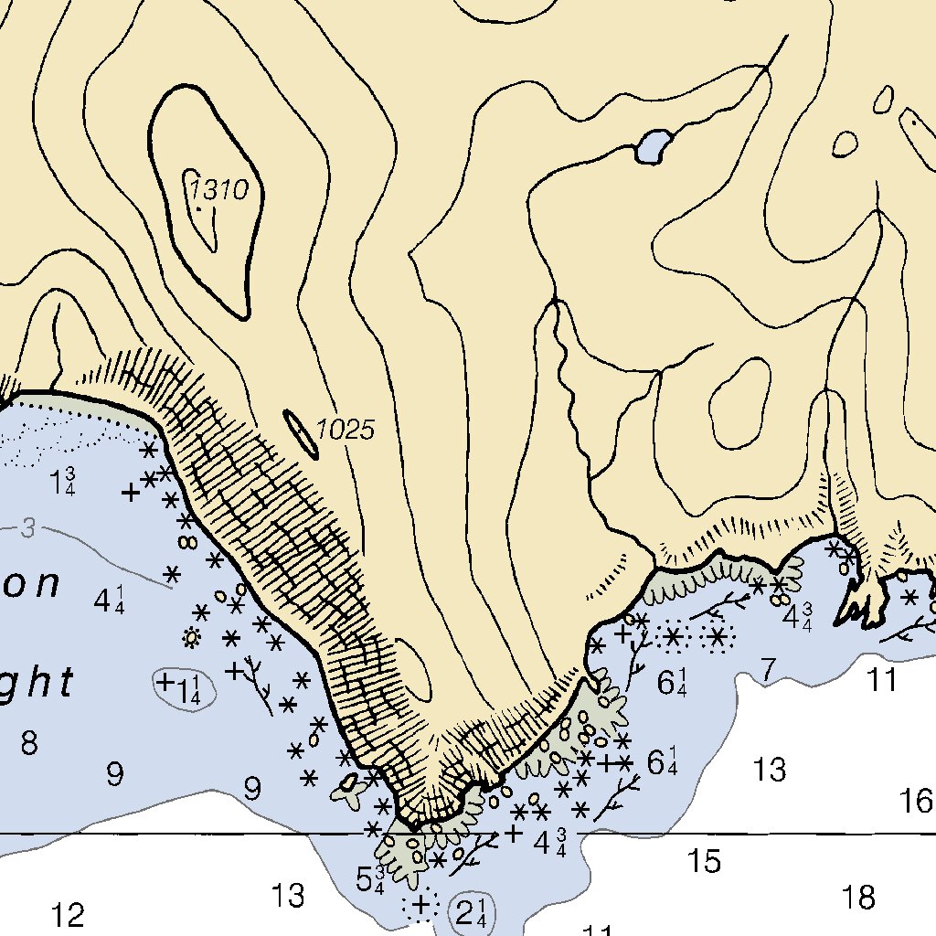 Unalaska Island Kuliliak Bay To Surveyor Bay Map by National ...