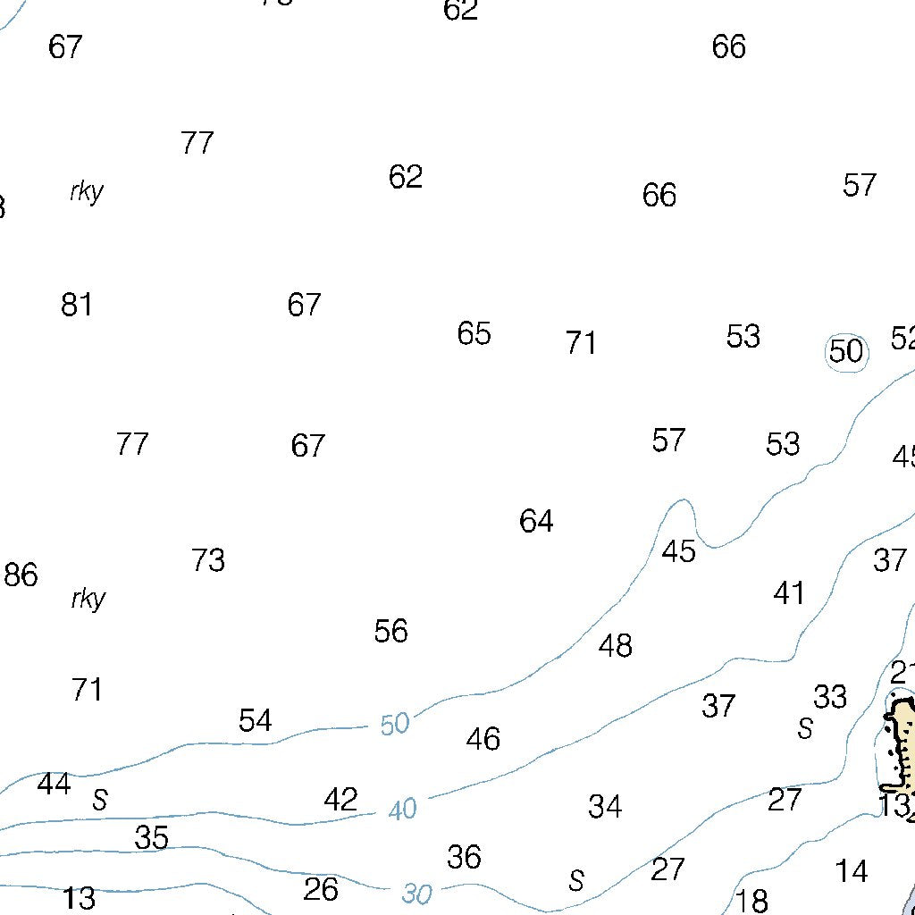 Islands Of Four Mountains Map by National Oceanographic & Atmospheric ...