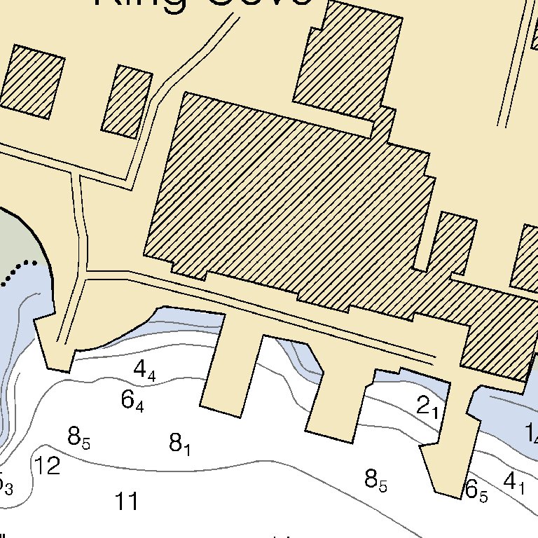 King Cove Harbor Map by National Oceanographic & Atmospheric ...