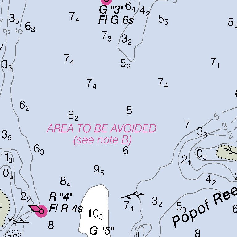Popof Strait Northern Part Map by National Oceanographic & Atmospheric ...