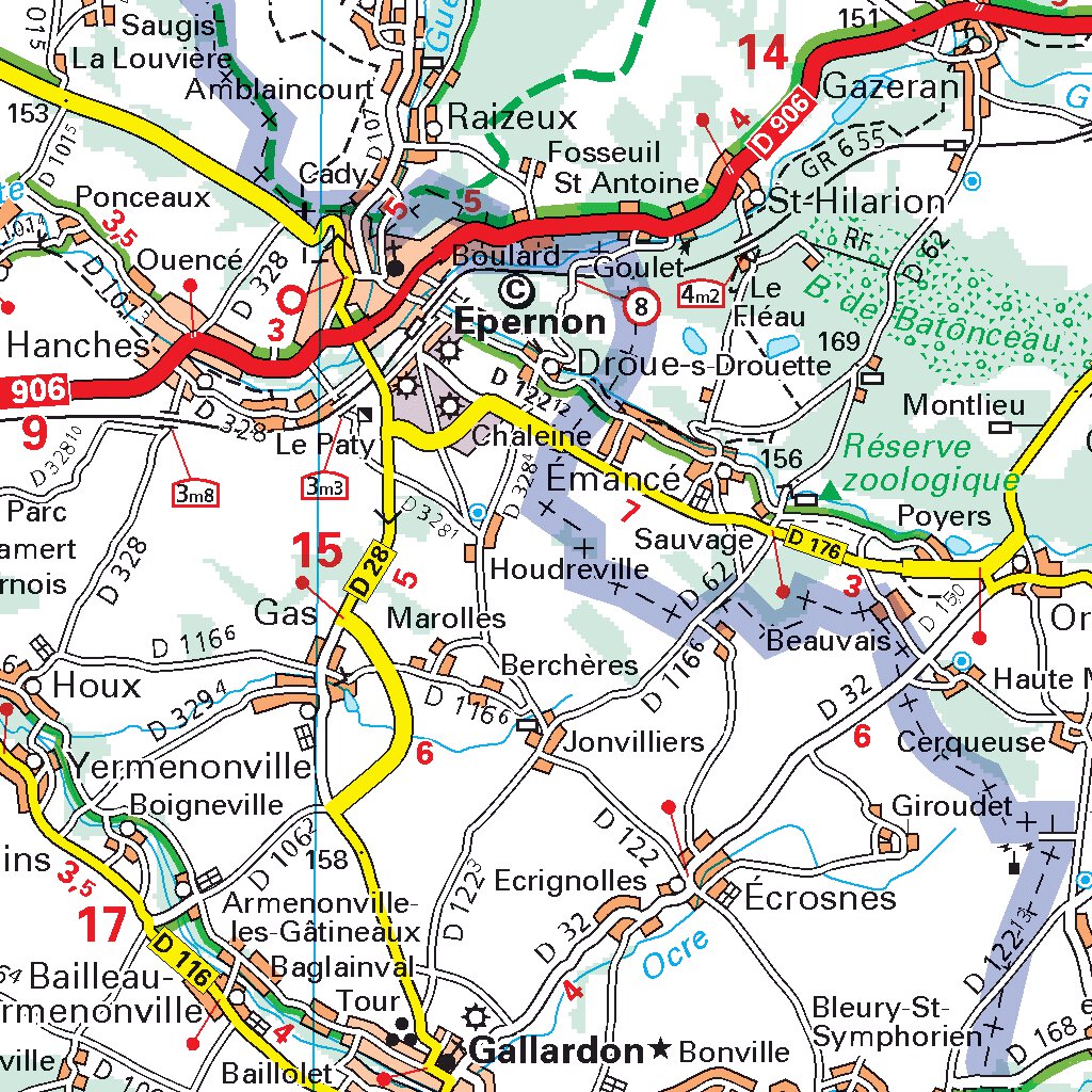 Eure-Et-Loir, Paris, Yvelines Map by Michelin | Avenza Maps
