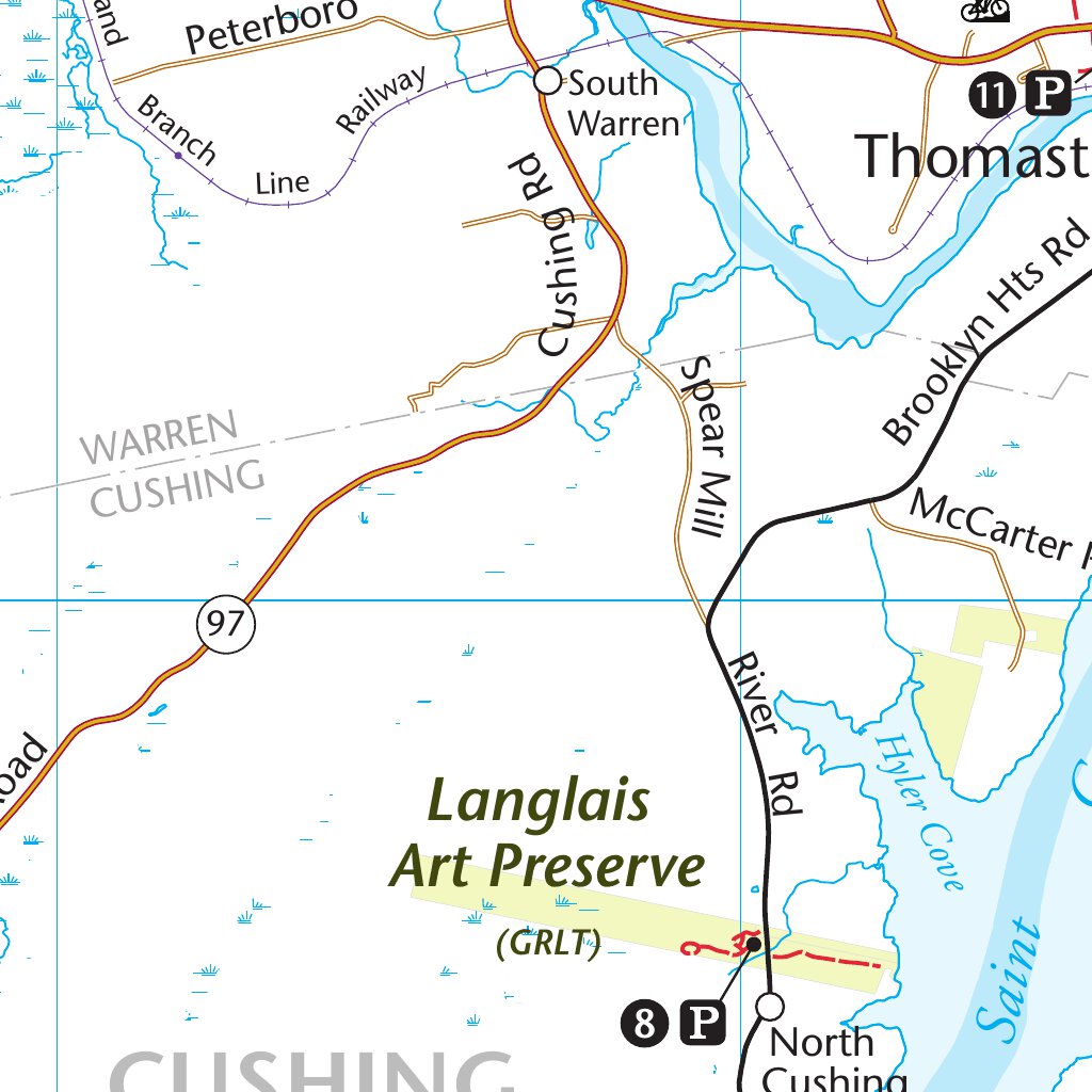 Rockland Area Trail Map 2022 by Map Adventures LLC | Avenza Maps