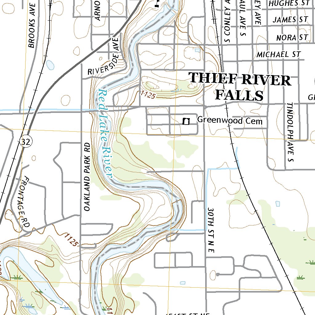 Thief River Falls, MN (2022, 24000-Scale) Map by United States ...