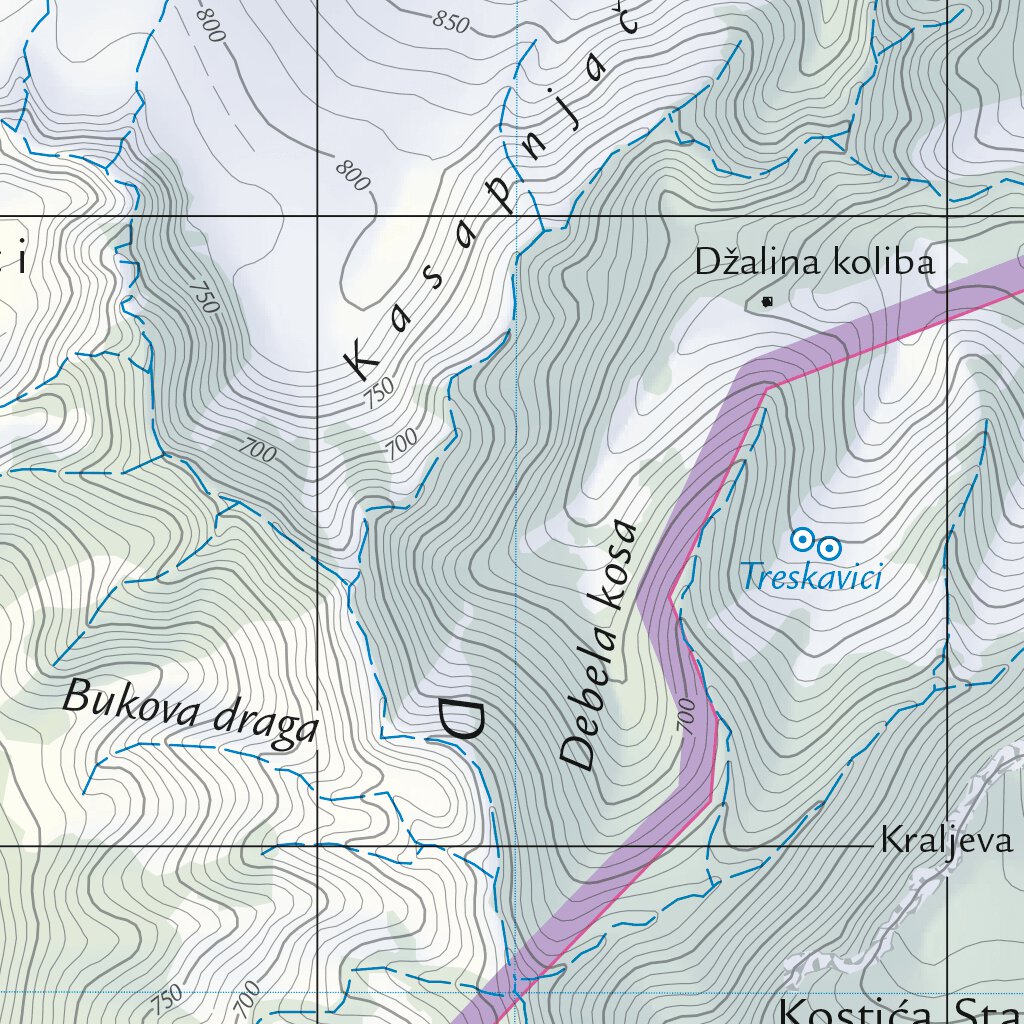 Dinara Sinjal Map by Croatian Mountain Rescue Service - HGSS | Avenza Maps