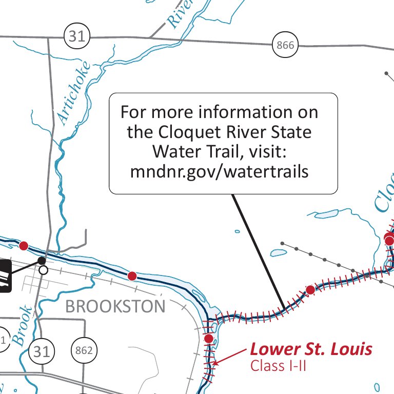 St. Louis River State Water Trail - Map 2 Meadowlands to Highway 2 by ...