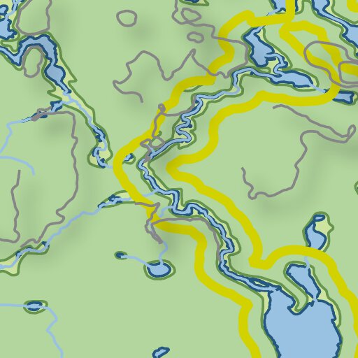 Ontario Provincial Park: Ivanhoe Lake Part 3 Map by Xavier Maps ...