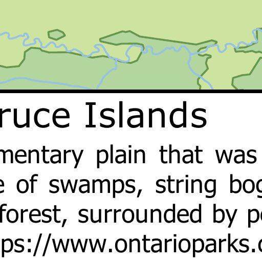 Ontario Nature Reserve: Spruce Islands Map by Xavier Maps | Avenza Maps
