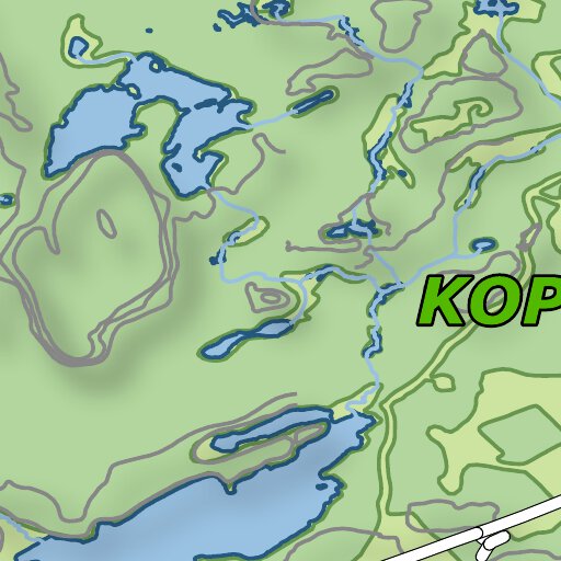 Ontario Nature Reserve: Obonga-Ottertooth Part 4 Map by Xavier Maps ...