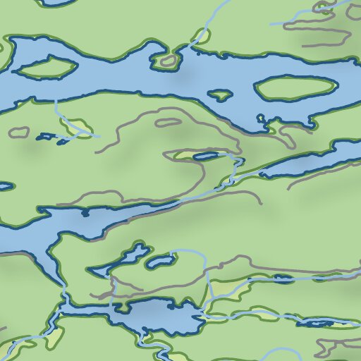 Ontario Provincial Park: Quetico Part 12 Map by Xavier Maps | Avenza Maps