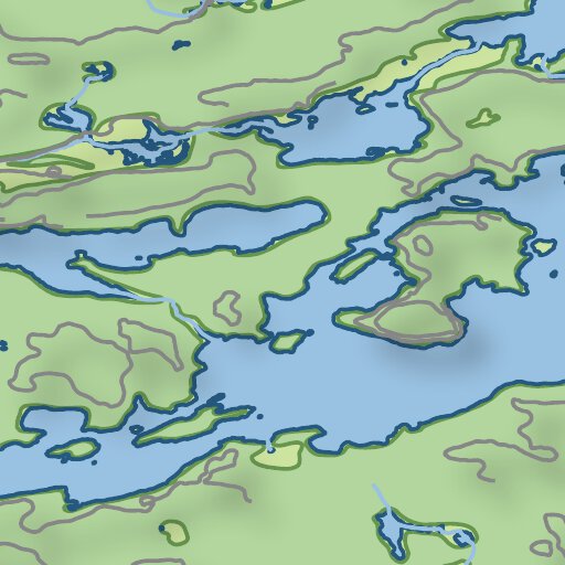 Ontario Provincial Park: Quetico Part 12 Map by Xavier Maps | Avenza Maps