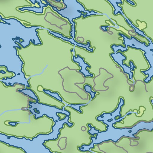 Ontario Provincial Park: Quetico Part 16 Map by Xavier Maps | Avenza Maps