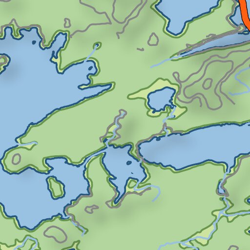 Ontario Provincial Park: Quetico Part 18 Map by Xavier Maps | Avenza Maps
