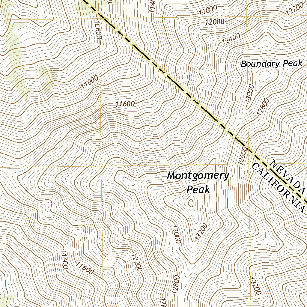 Boundary Peak, NV (2021, 24000-Scale) Map by United States Geological ...
