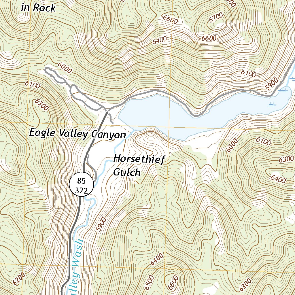Eagle Valley Reservoir, NV (2021, 24000-Scale) Map by United States ...