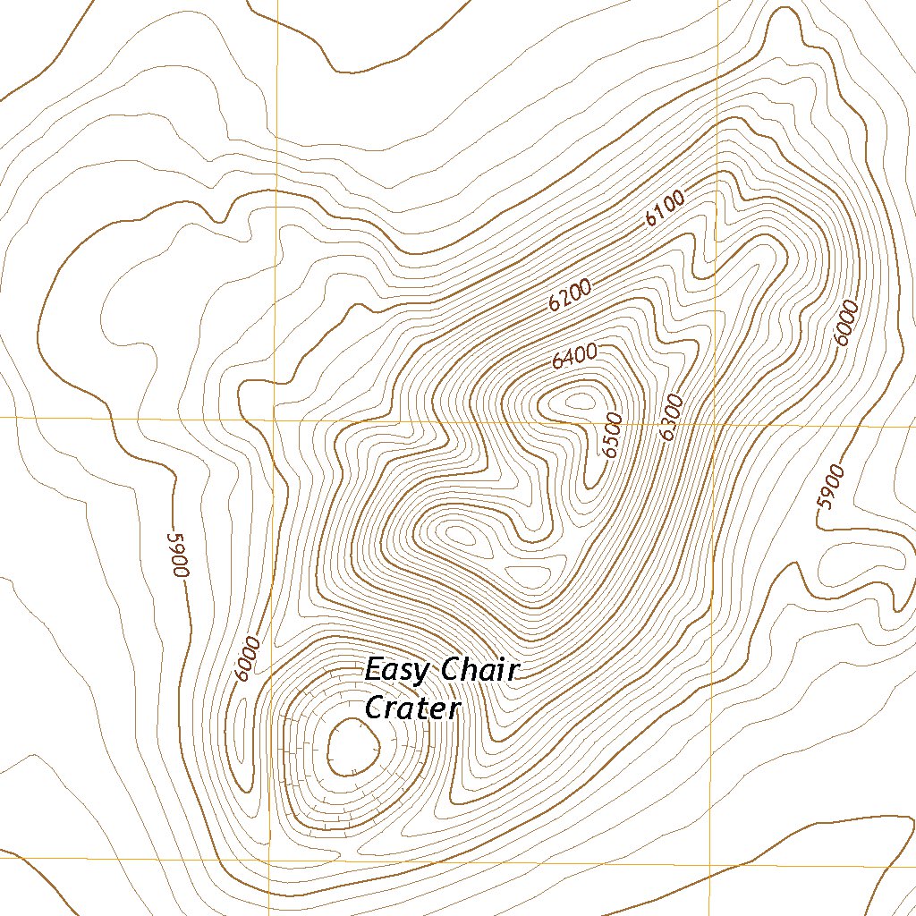Lunar Crater, NV (2021, 24000-Scale) Map by United States Geological ...