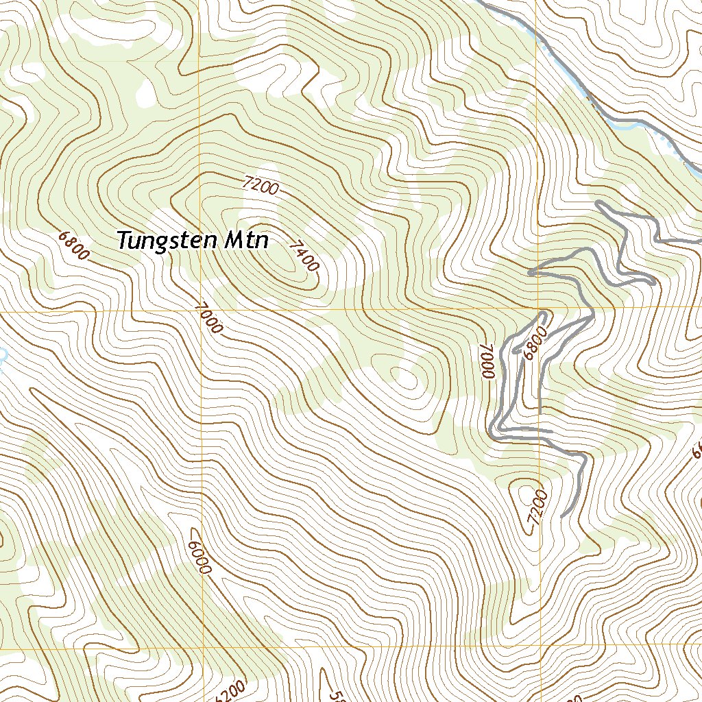 Tungsten Mountain, NV (2021, 24000-Scale) Map by United States ...