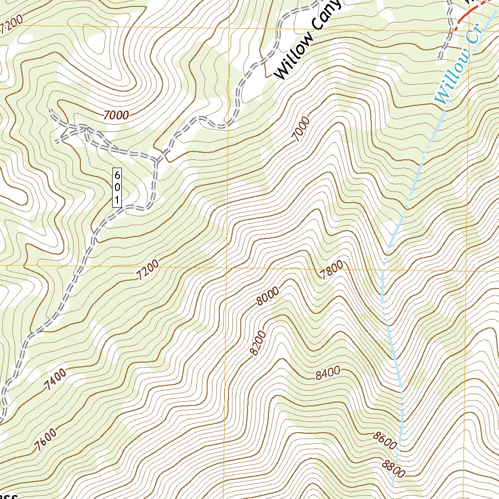 Willow Peak, NV (2021, 24000-Scale) Map by United States Geological ...