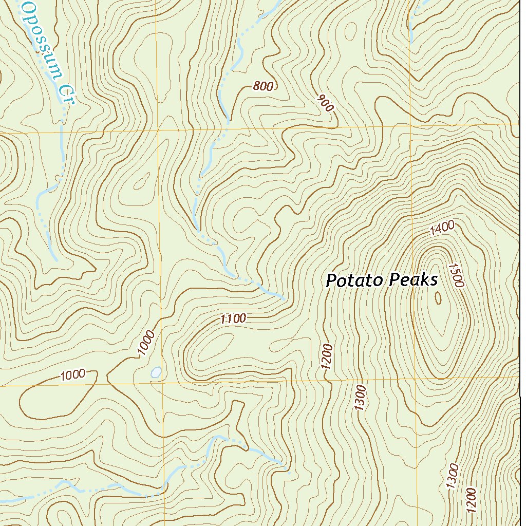 Potato Peaks, OK (2022, 24000-Scale) Map by United States Geological ...