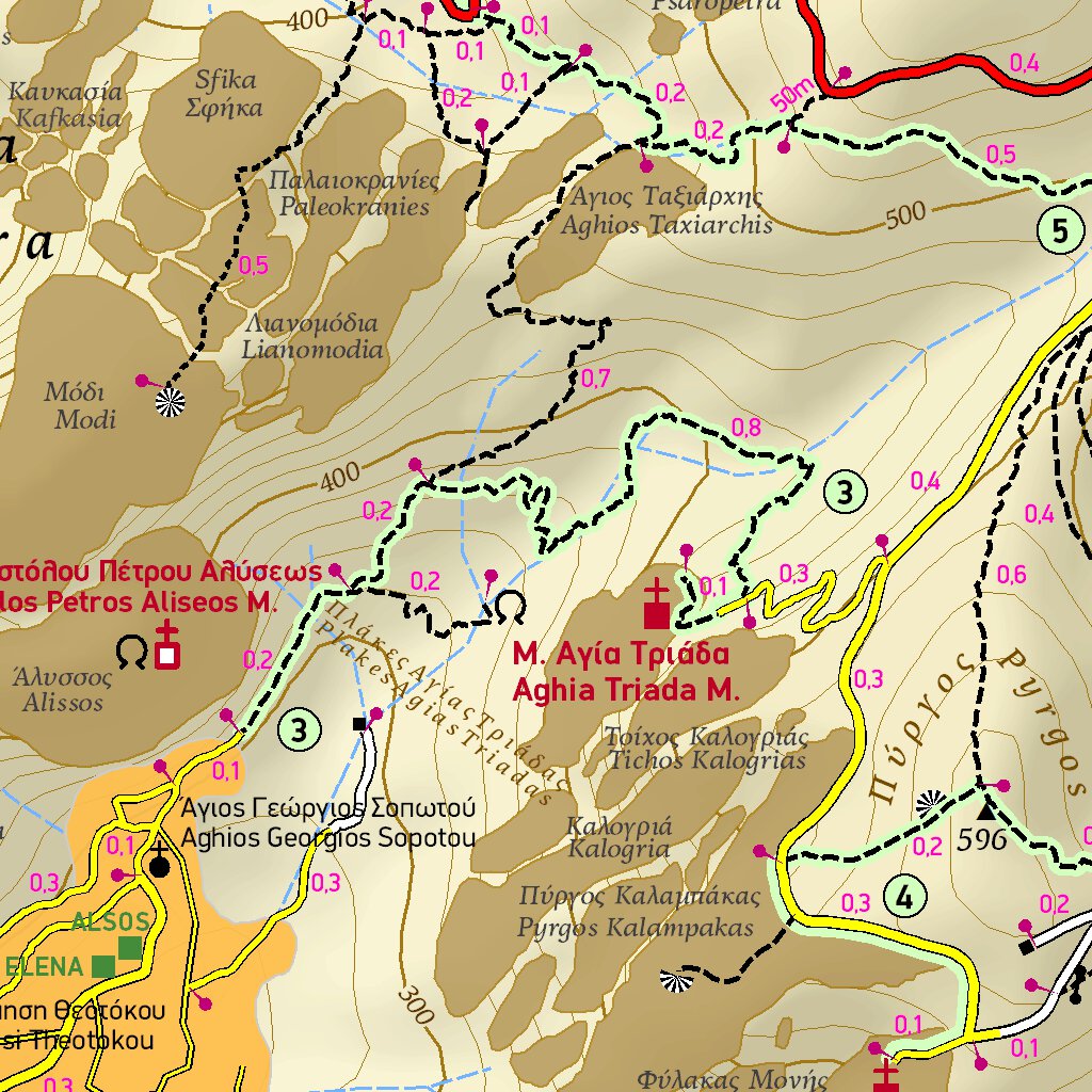 Meteora, Greece Map by Terrain Editions | Avenza Maps