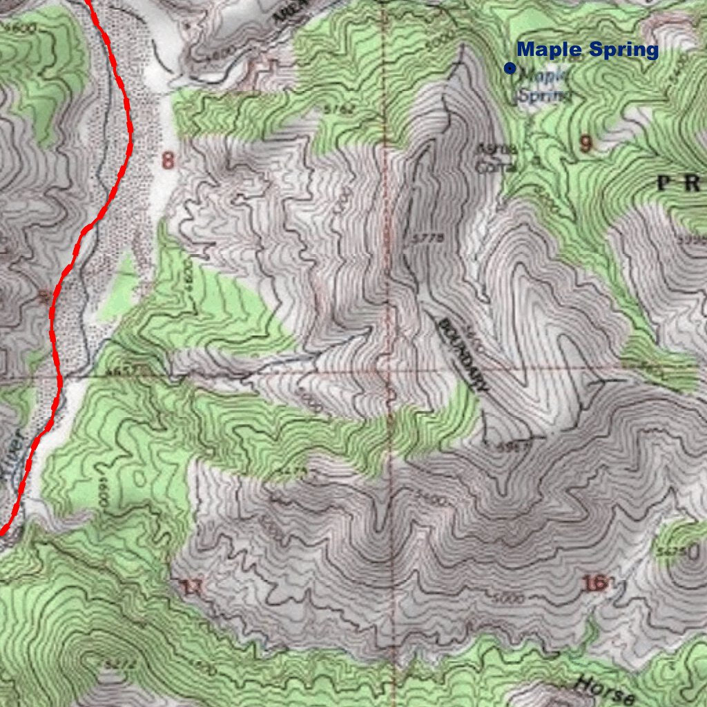 Arizona GMU 27 South Half Map by Hi-Tech Hunting LLC | Avenza Maps